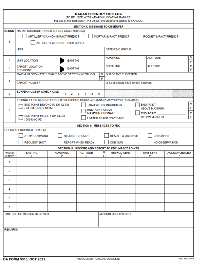 DA Form 5574 - Assurance Of Compliance