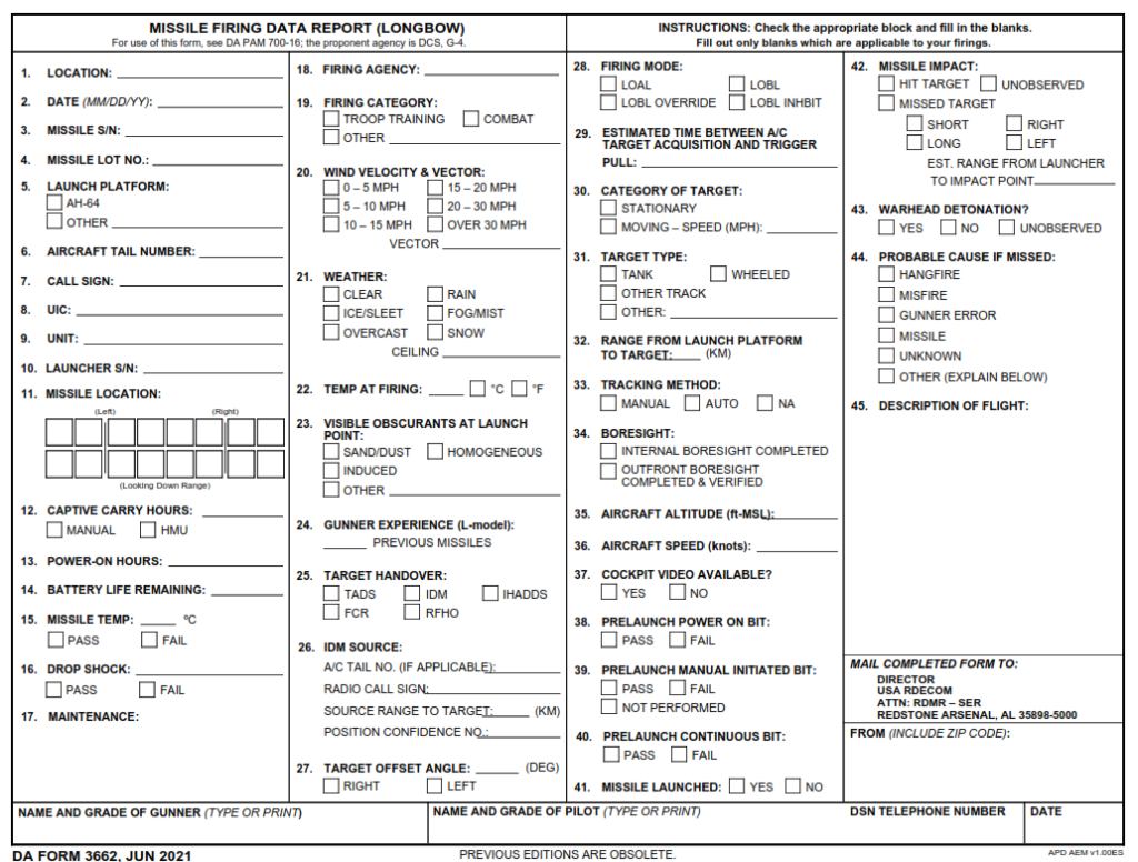 DA Form 4066-Sg - Solicitation/Contract/Order For Commercial Items