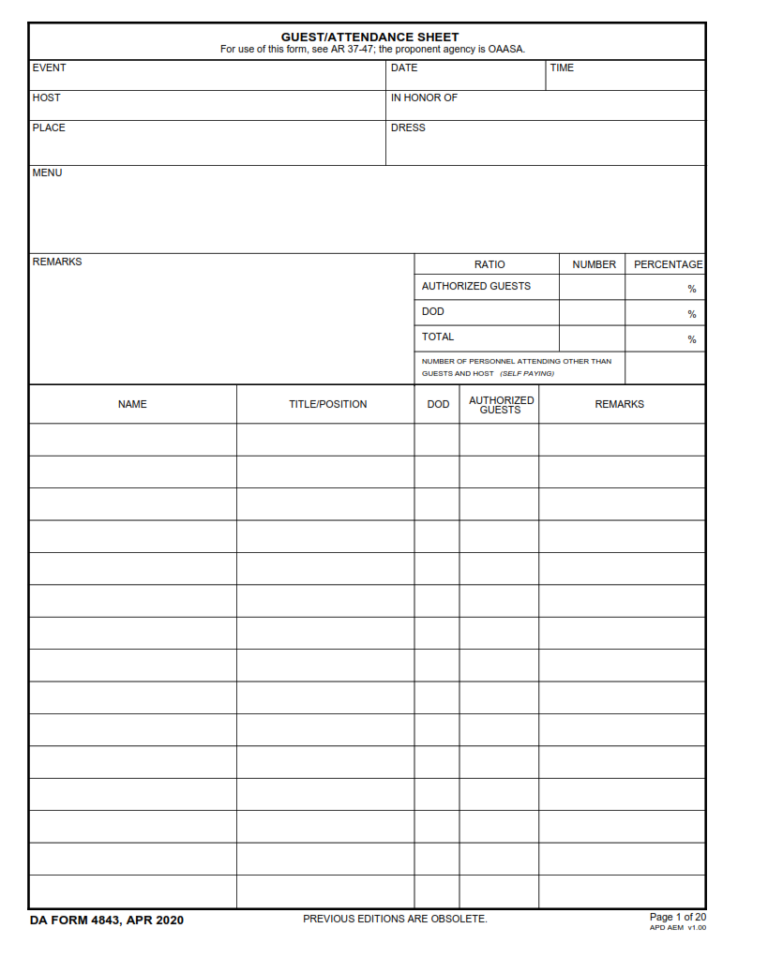 DA Form 5574 - Assurance Of Compliance