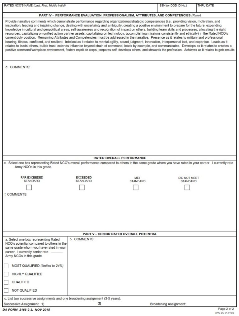 DA FORM 7751 – Logistics Integrated Database Basis Of Issue Plan Feeder ...